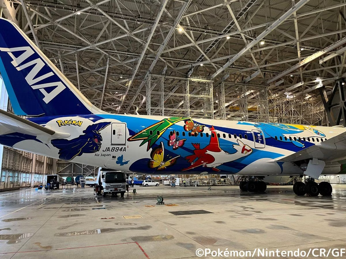 ANA introduces Pokémon Jet at Haneda Airport, featuring Pikachu ...